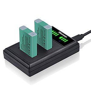 Hisewen NB-13L Battery 2 Pack and Dual USB Charger for Canon PowerShot G7 X Mark II, G7 X, G1 X Mark III, G5 X, G9 X, G9 X Mark II, SX620 HS, SX720 HS, SX730 HS, SX740 HS