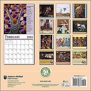 Ernie Barnes 2024 Wall Calendar