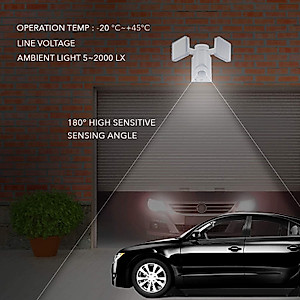 MKD Solar Outdoor Lights, LED Motion Sensor Outdoor Lights,10W/1200LM//5000K/IP44 Waterproof Solar Motion Lights Outdoor Solar Wall Lights Security Lights for Garden，Front Door, Backyard, Garage, Deck