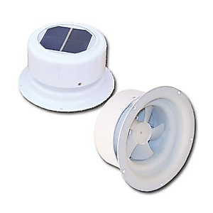 Ultra-Fab Products 53-945001 Mini Solar Plumbing Vent,White