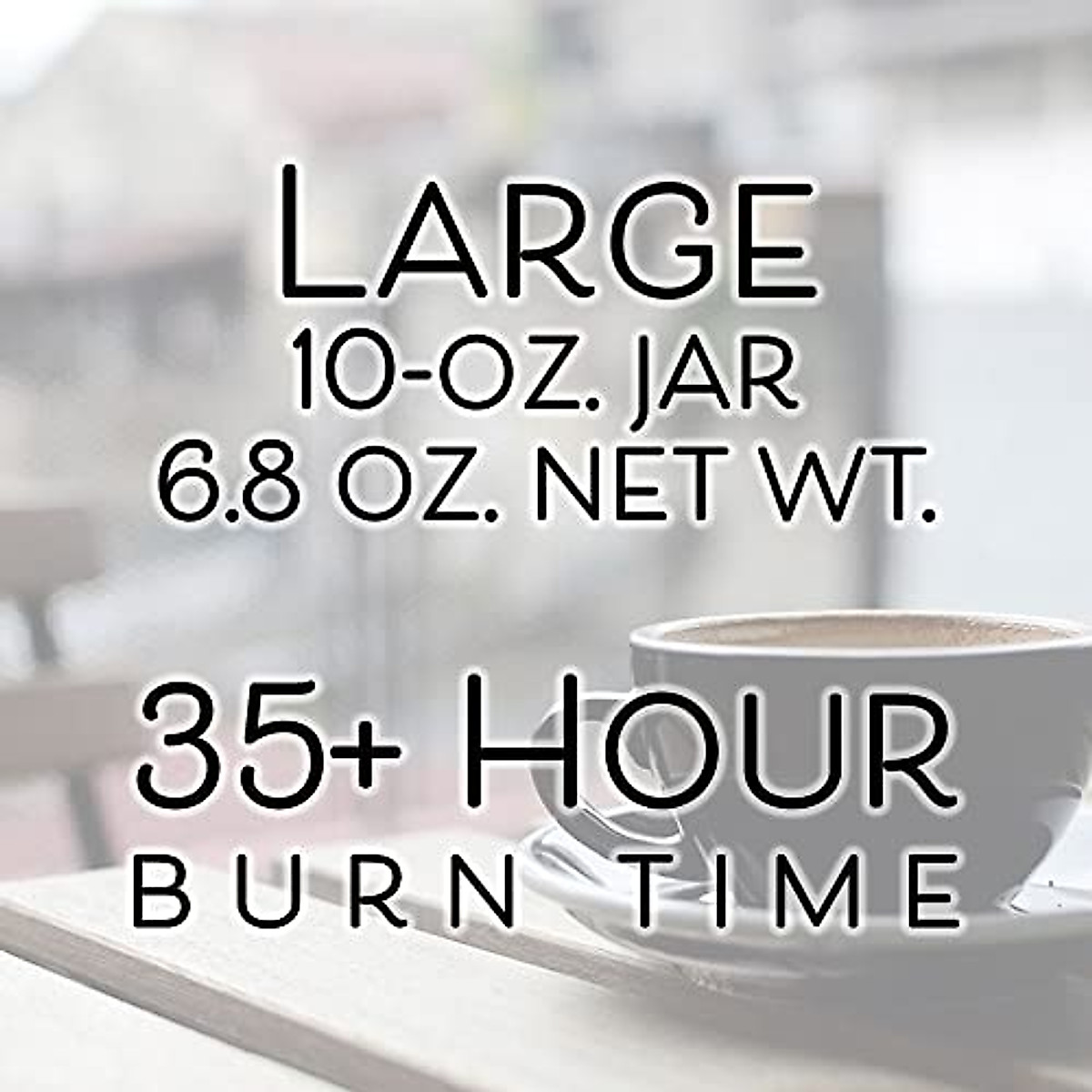 Coffee Scented Candle | Coffee & Cream Candle | Highly Scented & Long Lasting Coconut Wax Luxury Candle | Medium