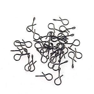 Quick Fly Fishing Snaps Stainless Steel No Knot Fast Snaps Quick Lure Change Clips for Flies Jigs Lures Pack of 100 (S-5mm/0.2"-100pcs)
