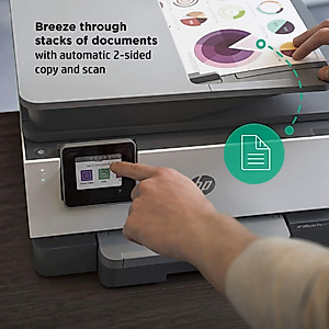 HP OfficeJet Pro 9015e Wireless Color All-in-One Printer with bonus 6 months Instant ink with HP+ (1G5L3A)