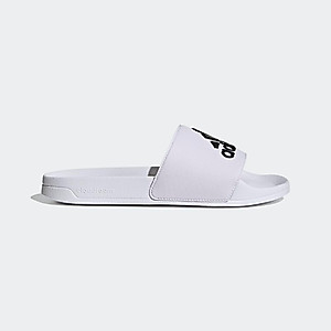 adidas Adult Adilette Shower White/Core Black/White 9