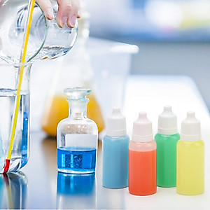 AHIER 50PCS Plastic Dropper Bottle, Eye Dropper Bottle, 15ML Empty Plastic Squeezable Eye Dropper bottle LDPE with Childproof Cap