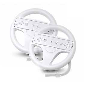 Beastron Mario Kart Racing Wheel 2 Pack White