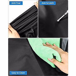 Qwork Universal Rollaway Bed Cover, 40" x 13" x 41", Thickened Storage Cover for 38 in Folding Cot Bed, Water & Dust Resistant, with 600D Fabric Zipper, Folding Bed Storage Cover Bed Protector