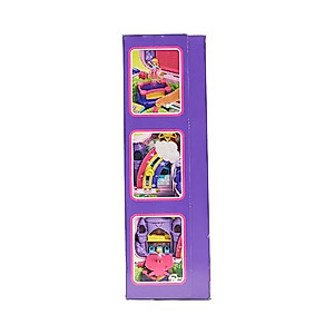 Polly Pocket Micro, Unicorn Party Playset, Pink Unicorn Toy with Purple Hair, 25 Toy Surprises Inside, Toys for Ages 4 and Up, One Playset, GVL88