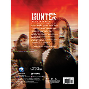 Renegade Game Studios Hunter: The Reckoning 5th Edition Roleplaying Game Core Rulebook. Hardback Full Color RPG Book