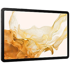 Samsung Galaxy Tab S8+ 5G (128GB, WiFi + Cellular) Android Tablet, 12.4” AMOLED, Wi-Fi 6E, Ultra Wide Camera, S Pen NOT Included, Long Lasting Battery, Graphite SM-X808U (Renewed)