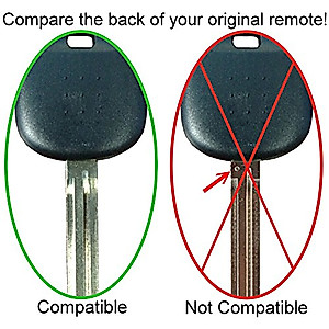 Discount Keyless Replacement Hatch Glass Key Fob Car Remote and Uncut Ignition Key Compatible with HYQ12BBX, ID 4C