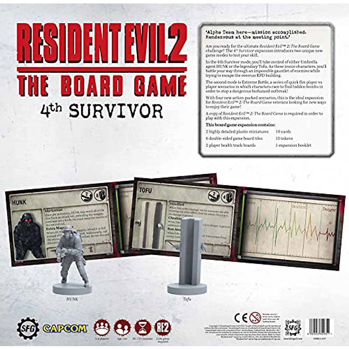 Resident Evil 2 The Board Game: - 4th Survivor Expansion