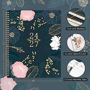 2024-2027 Monthly Planner/Calendar - July 2024 - June 2027, 3 Year Monthly Planner 2024-2027, 9'' x 11'', 36 Monthly Tabs, Pocket, Note Pages