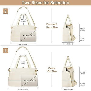 ETRONIK Gym Bag for Women, 55L Travel Duffel Bag with USB Charging Port, Weekender Overnight Bag with Wet Pocket and Shoes Compartment for Women Travel, Large Size (Beige)