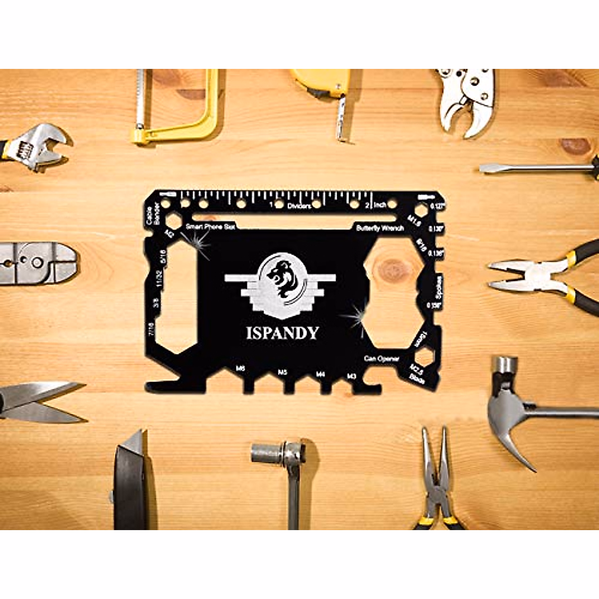 Multitool Tool Pocket Tool Gift for Men with 7 in 1 Folding Keychain Tool,18 in 1 Pocket Tool,46 in 1 Credit Card Tool Wallet Tool,-Gift Boxed Stocking Stuffers for Men, Husband, Father's Day Gift…