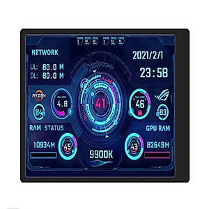 MOOKEENONE Secondary Screen Monitor Display IPS Full Viewing Angle 320x480