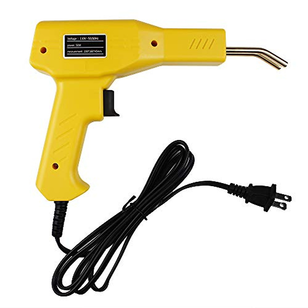 50W Hot Staplers Machine, Snnetwork Professional Car Bumper Crack Repair kit Welding Machine Set, Handy Plastics Welders Garage Tools, Hot Thermal Stapler Welder Gun Garage Repair Tools, Yellow