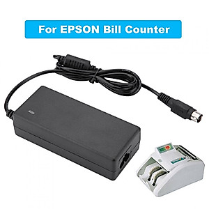 24V AC Adapter Replacement for EPSON PS180 PS179, RealPOS 7197 POS Thermal Receipt Printer,72W 3A 3pin Bill Counter AC DC Adapter