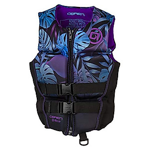 O'Brien Women's Flex V-Back Life Jacket, Purple, Small