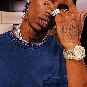 SIBOSUN Lady Women Wrist Watch Gold Stainless Steel Crystal Quartz Dress Bling Bracelet Gold