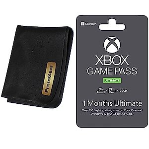 Microsoft - Xbox Game Pass Ultimate 1 Month Membership, Code printed on Card + PremGear Cleaning Cloth