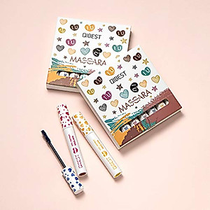 MAEPEOR Colored Mascara 7 Pack Waterproof and Smudgeproof Longlasting Mascara Cruelty Free & Vegan Volume Mascara (7 Colors Set 1)