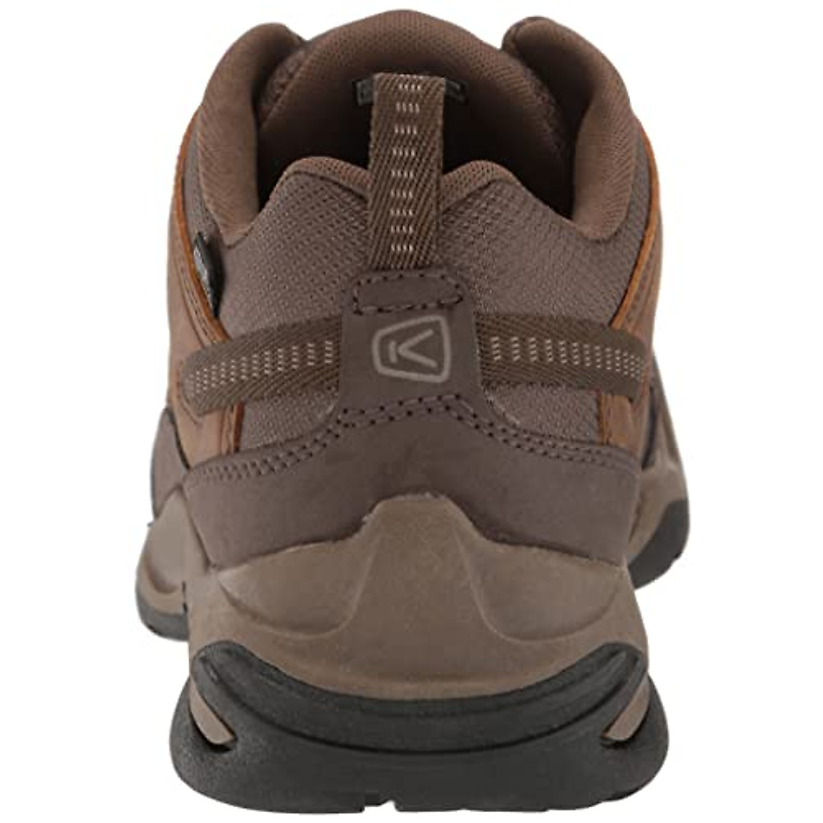 KEEN Men's Circadia Low Height Comfortable Waterproof Hiking Shoes, Shitake/Brindle, 14 Wide