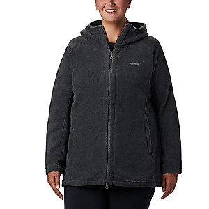 Columbia Women's Benton Springs II Long Hoodie, Charcoal Heather, Medium