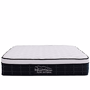 Novezza Home 12 Inch Hybrid Pillow-Top Mattress/Bed-in-a-Box/CertiPUR-US Certified Foam, Full (NOVHM-P)