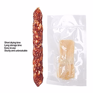 DAUERHAFT Drying Sausage Casing, Unbreakable Sheep Casing 10 Pcs Easy to Storage 10 Sticks Per Pack Convenient to Use Individually Packaged for Cooking