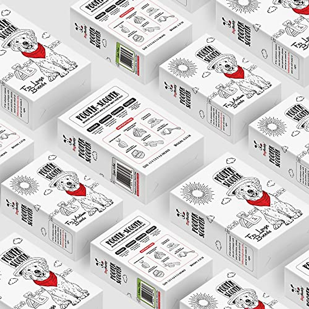 DogBuddy Portable Dog Poop Scooper, Sanitary Waste Pick Up, Heavy Duty Cleaner with Dispenser, Leash Clip and Pooper Scooper Bags Included (Medium, Kiwi)