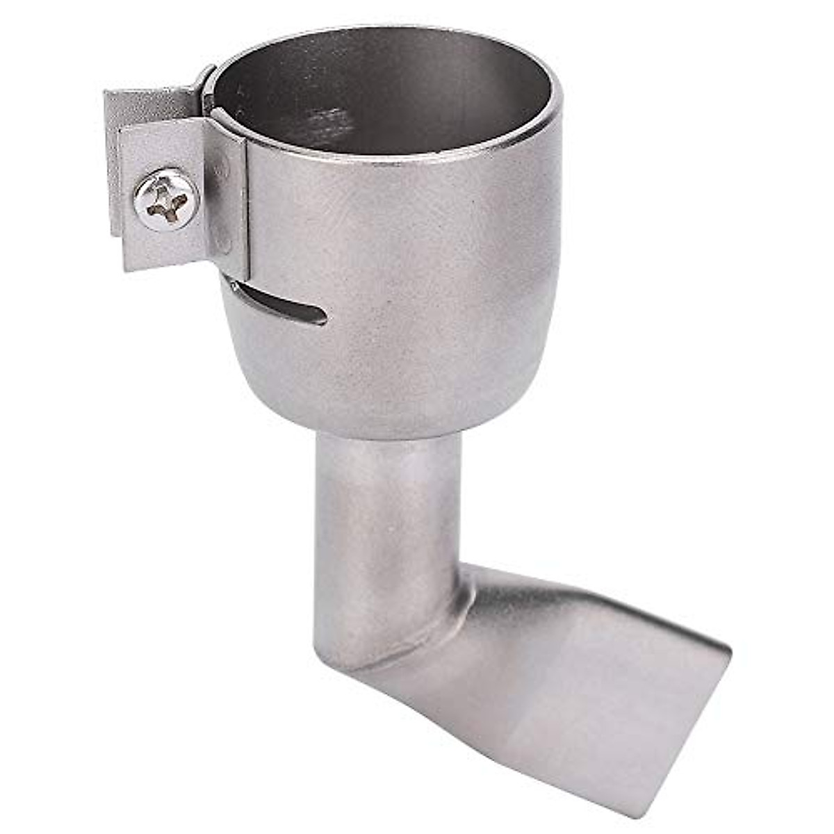 Welding Gun Nozzle, 2Pcs 120 Degree Stainless Steel Hot Air Gun Nozzle, Flat Nozzle Welding Heat Gun Accessories, for Welding PP PVC Plastic Sheet