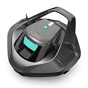 (2023 Upgrade) AIPER Seagull SE Cordless Robotic Pool Cleaner, Pool Vacuum Lasts 90 Mins, LED Indicator, Self-Parking, Ideal for Above/In-Ground Flat Pools up to 40 Feet - Gray