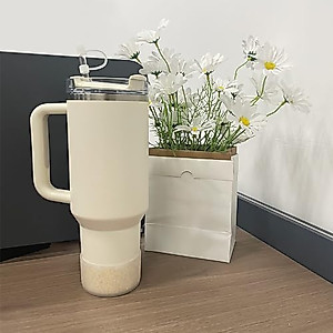 WORBSS Glitter Silicone Boot Sleeve for Stanley Cup Accessories 20-40oz & Hydro Flask 12-24oz with 2.85-3.0 inch Anti Slip Bottom Cover Bumper for Water Sport Bottles Personalized Identification