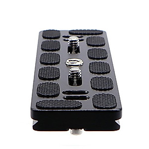 HITHUT PU-150 150mm Lengthened Universal Quick Release QR Plate Telephoto Lens Plate for Tripod Head Ballhead DSLR Camera, Arca-Swiss Compatible