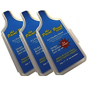 The Paint Brush Cover (3 Pack). Professional Painting Brush Holder/Case. Holds 1" to 3" Brushes