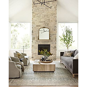 Loloi Angela Rose x Loloi Aubrey Collection AUB-03 Jade/Natural 2'-3" x 3'-9" Accent Rug