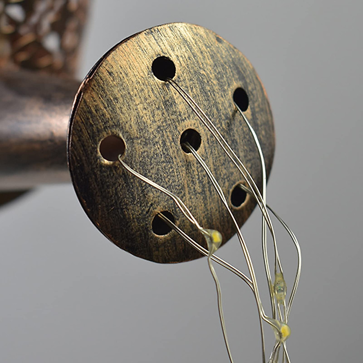 carduran Solar Garden Decor Led Art Lamp Watering Can Lights Garden Lawn Lamp Waterproof Durable LED Stars Shower Garden Art Light Decoration for Home A