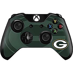 Skinit Decal Gaming Skin compatible with Xbox One Controller - Officially Licensed NFL Green Bay Packers Double Vision Design