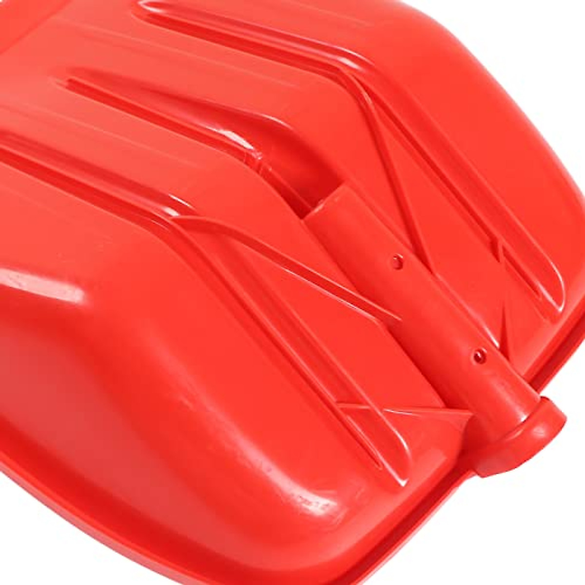 Plastic Garden Shovel, Red Easy To Install Snow Shovel for Rubbish for Fallen Leaves(41 X 37cm / 16.1 X 14.6in)