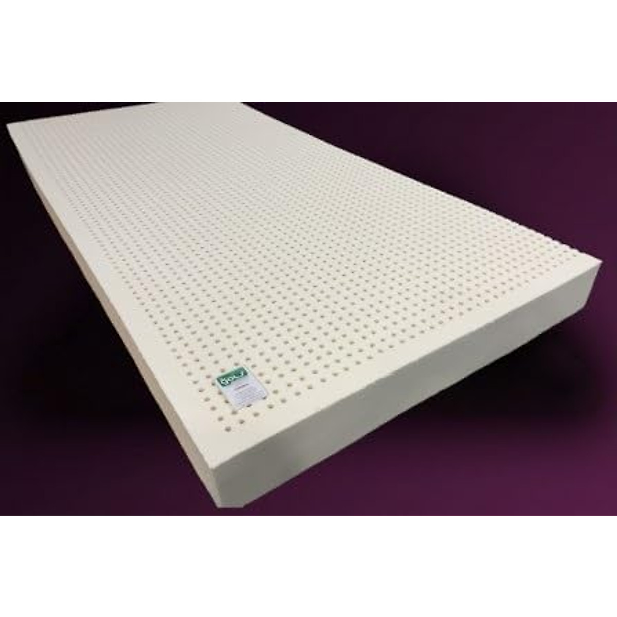 Dormir True Green 2" TwinXL Soft Organic Latex Mattress Topper - GOLS Certified, Firm, Bouncy, Cool, Hypoallergenic