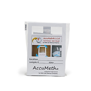 AccuMeth1.5,4-Part Methamphetamine Residue Detection Test Kit for Homes | 1.5 µg/100cm2 Legal Standard (Pack of 1)