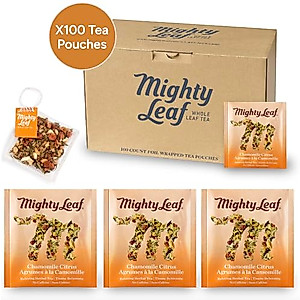 Mighty Leaf Chamomile Citrus Tea, 100 Tea Pouches