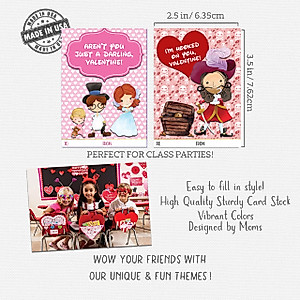 Silly Goose Gifts Peter Pan Themed Valentine Day Classroom Sharing Card Set (24 Included) School Exchange Kids Valentine's