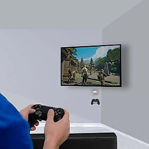 VIVO Universal Video Game Controller Wall Mount Holders, Compatible with PlayStation, Xbox, NVIDIA, Nintendo Switch Controllers, and More, 2-Pack, White, MOUNT-GM01CW
