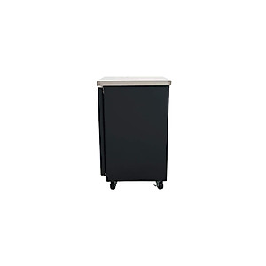 Peak Cold 60" Glass Door Back Bar Cooler; Counter Height Refrigerator with 2 Glass Doors