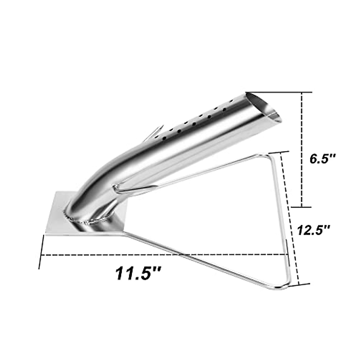 Skyflame Stainless Steel Rotisserie Kit with Heavy Duty Rotisery Motor and Stainless Steel Vertical BBQ Chicken Roaster Rack