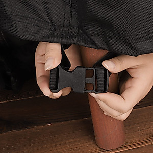 Yougfin Heavy Duty Patio Sofa Cover Waterproof, 3-Seater Deep Outdoor Sofa Couch Furniture Cover with Air Vent and Handle, 78"W × 40"D × 32"H