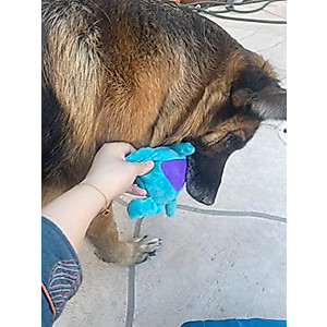 Jalousie 5 Pack Tough Plush Animal Dog Toys Assortment Value Bundle Dog Squeaky Toys Assortment Puppy Pet Mutt Dog Toy Dog Squeak Toy for Medium Large Dogs (5 Pack Dots)