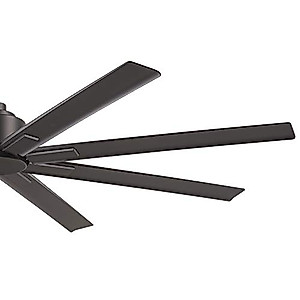 MINKA-AIRE Xtreme H2O - 65-inch Ceiling Fan F896-65-SI, Smoked Iron, Reversible with Remote Control